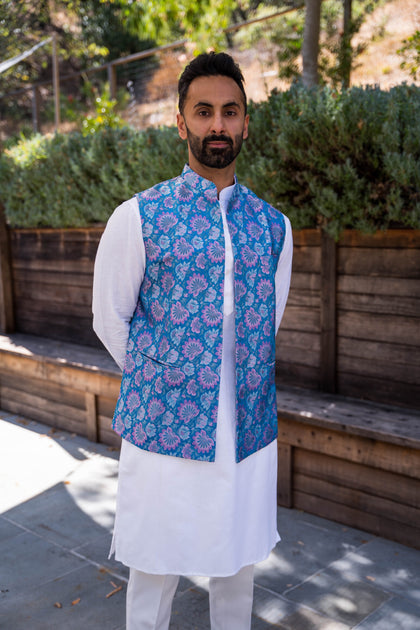 Brocade Silk Vest – Saffron Lane