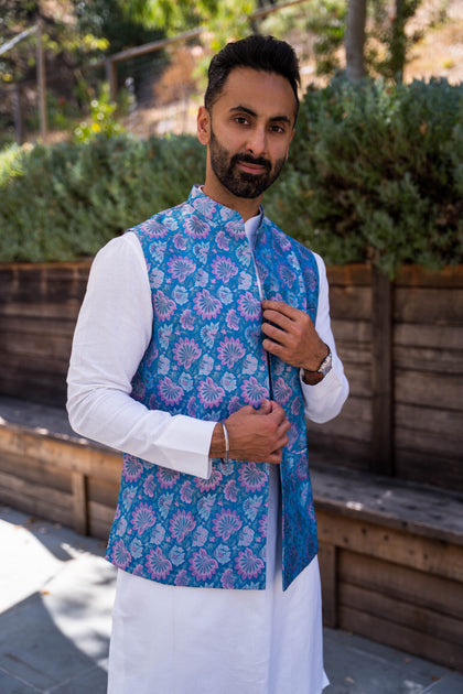 Brocade Silk Vest – Saffron Lane