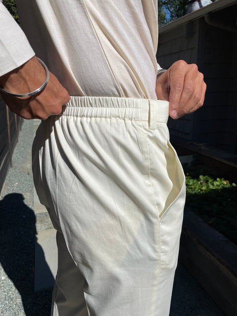 The Cream Pant | Traditional Men's Indian Style Pant | Saffron Lane